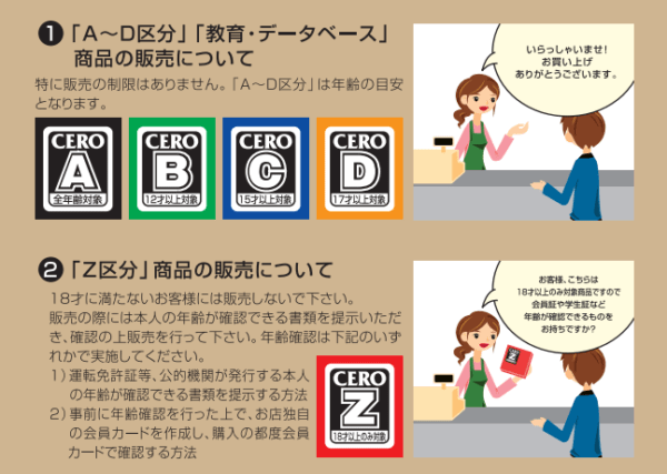 家電専門店の「ノジマ」が4月1日より全店舗でCERO「Z」指定ソフトの販売を中止