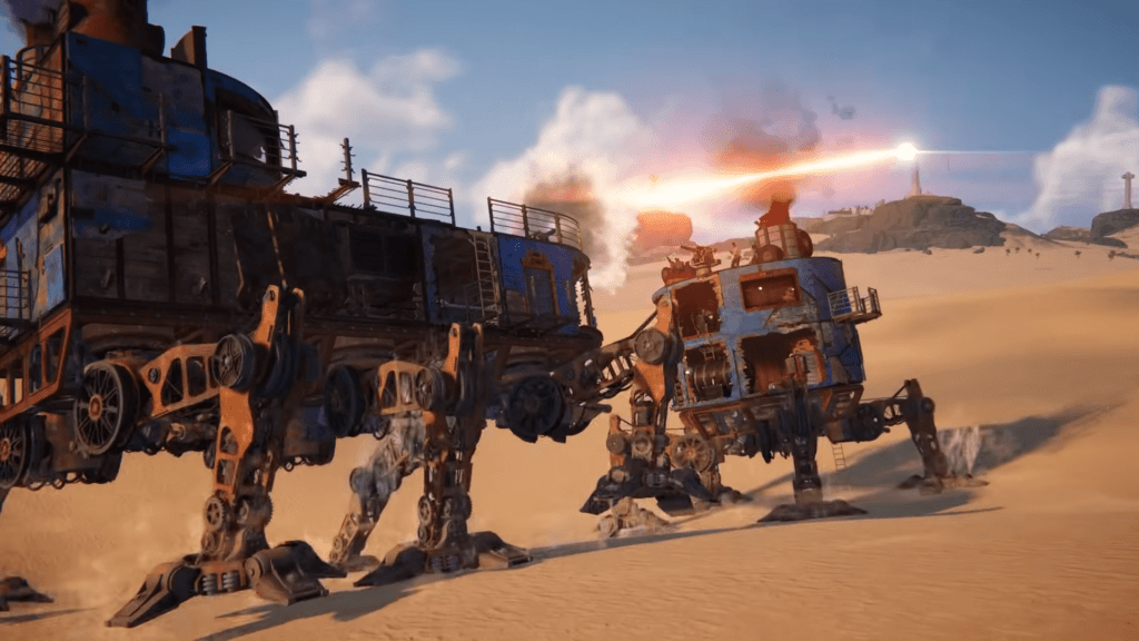 『SAND』新映像が公開。多脚戦車も登場するPvPvEの新作FPS