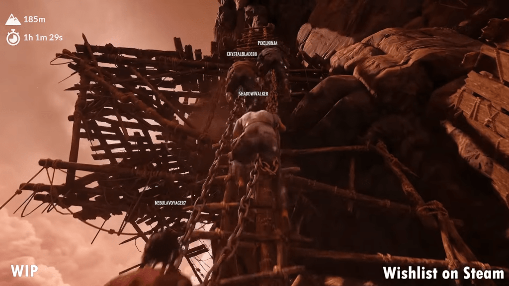 『Chained Together』発売開始。他のプレイヤーと鎖で繋がれた状態で地獄のアスレチックを攻略する異色のゲーム