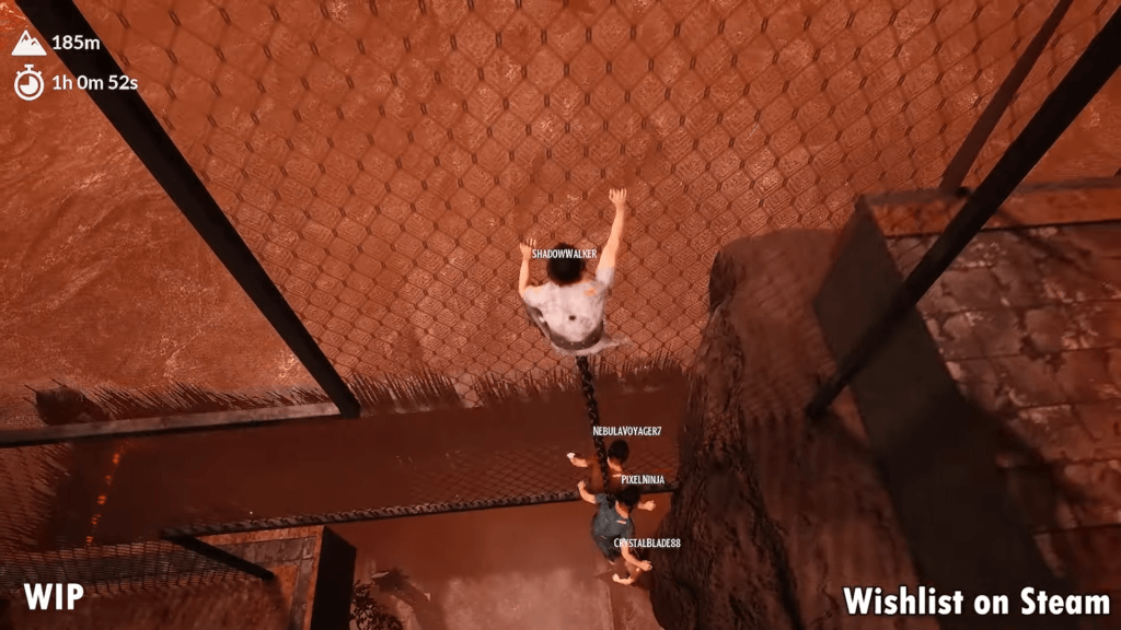 『Chained Together』発売開始。他のプレイヤーと鎖で繋がれた状態で地獄のアスレチックを攻略する異色のゲーム