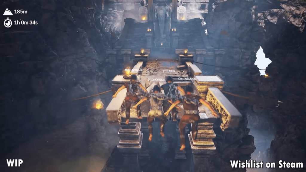 『Chained Together』発売開始。他のプレイヤーと鎖で繋がれた状態で地獄のアスレチックを攻略する異色のゲーム