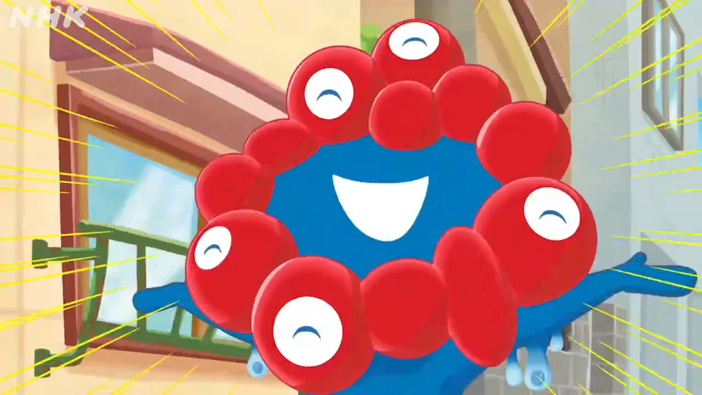 「ミャクミャク」のアニメがNHKで2025年3月3日より放送決定