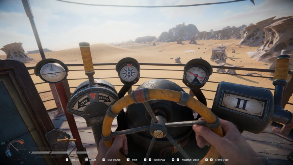 『Sand』Steam早期アクセスが4月4日より開始。「動く城」みたいなデカい移動基地に乗って砂の世界を放浪するゲーム