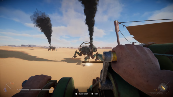 『Sand』Steam早期アクセスが4月4日より開始。「動く城」みたいなデカい移動基地に乗って砂の世界を放浪するゲーム