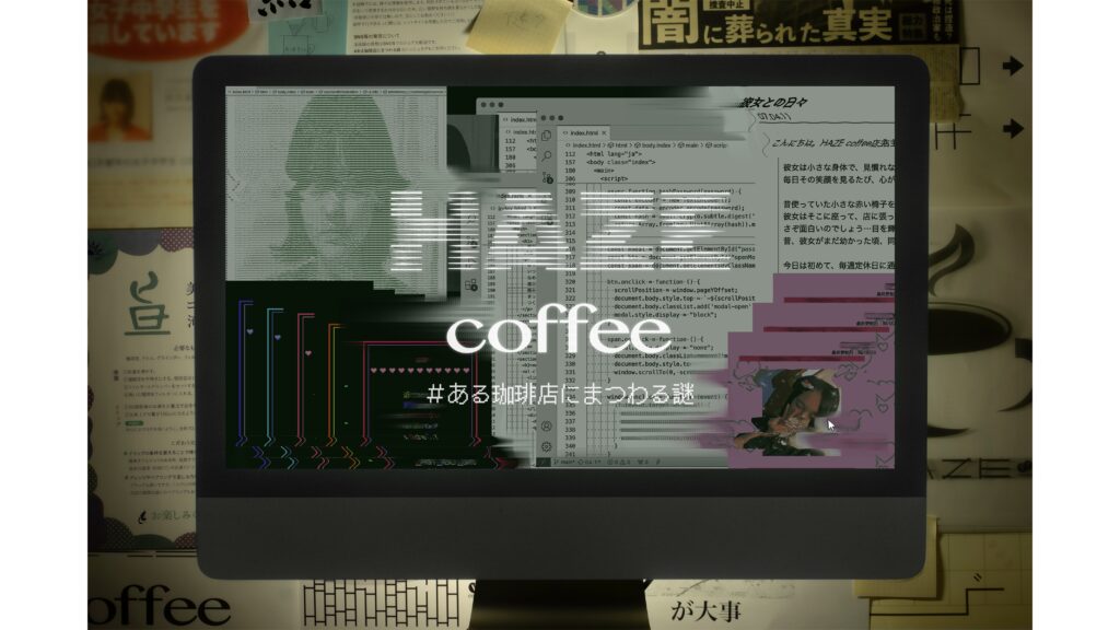 「HAZE coffee（ヘイズコーヒー）」累計20万アクセスを突破。とある珈琲店にまつわる謎を紐解く体験型ゲーム